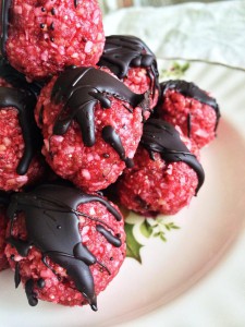 Cherry Ripe Bites - My Clean Treats