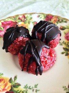 Cherry Ripe Bites - My Clean Treats